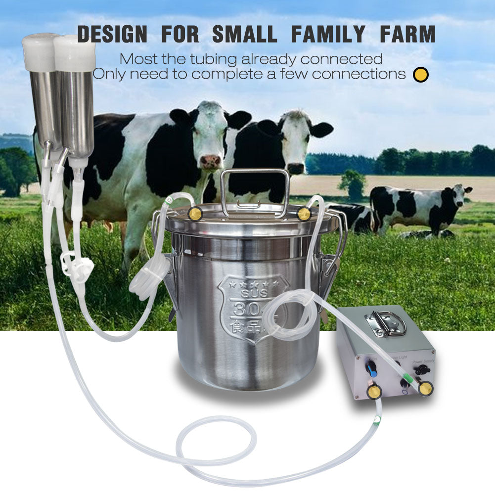 Hantop UnitedFarm 12L Milking Machine for Cow (Classic Model)