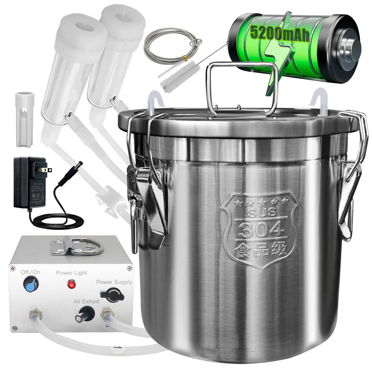 Hantop UnitedFarm Milking Machine for Goat, 6L/12L (Classic Model)