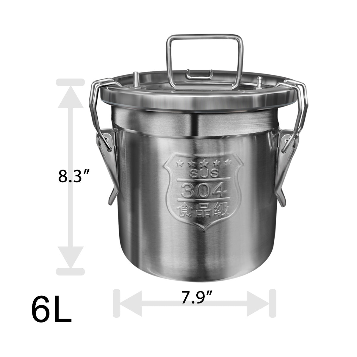 Milk Canister for Hantop Milking Machine (3L/6L/12L)– UnitedFarm