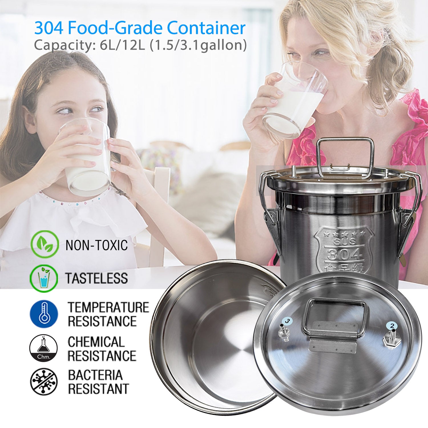 Hantop Rechargeable Milking Machine for Goat 6L/12L (Pro Model)– UnitedFarm